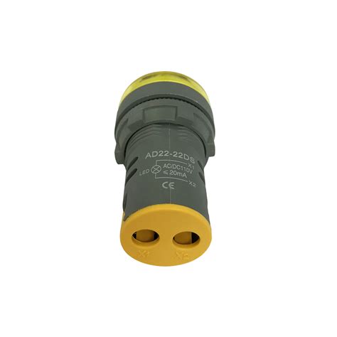 Ad22 16mm Red Buzzer 230V 24VDC Push Button Switch Waterproof Metal China Indicator Lights And