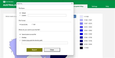 Australia Choropleth Map Excel Template Data Visualization Guide Digital Download Etsy