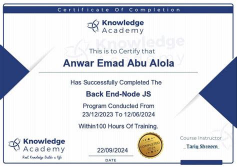 Anwar Abo Alola On Linkedin Nodejs Backenddevelopment Knowledgeacademy Learningjourney