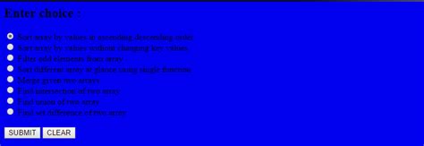 Menu Driven Program To Perform The Operations On Associative Arrays Php Iprogramx