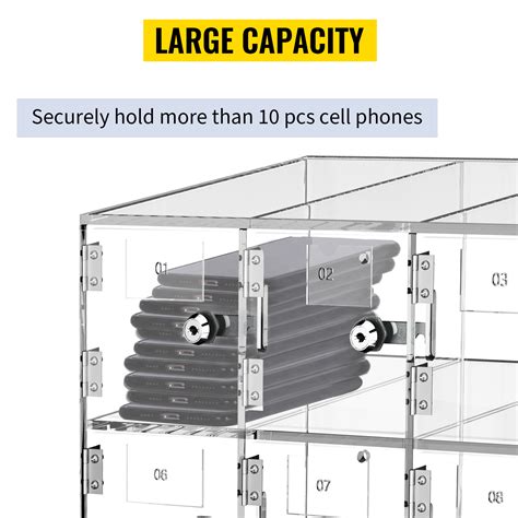Vevor Casier De Rangement Pour Telephone Portable 10 Emplacements