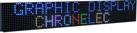 Alphanumeric LED Display Chronelec