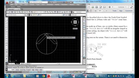 Basic Geometry In AutoCAD Exercise YouTube