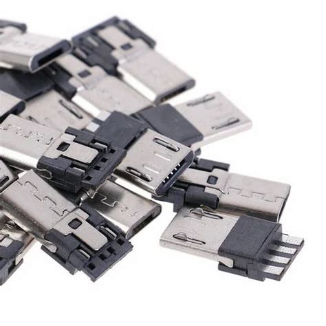 Pcs Pin Usb Connector Jack Tail Usb Plug Sockect Terminals Male Connect R Lt