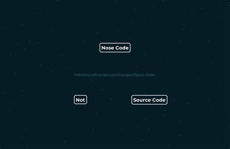 Nose Code Recipe How To Make Nose Code In Infinite Craft