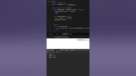 Задача с собеседования react Как оптимизировать запросы с usedebounce