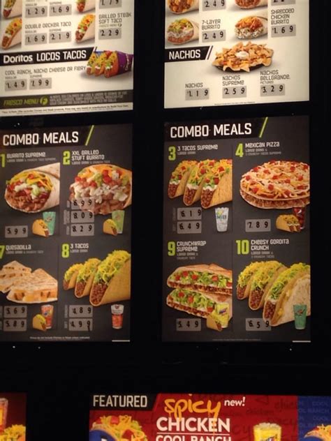 Taco Bell Menu