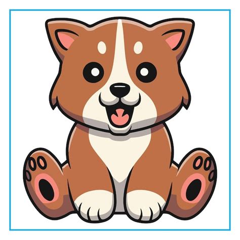 Premium Vector Cute Lucy Flat Color Vector Illustration