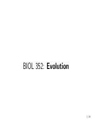 Lecture 01 Intro 01 Pdf BIOL 352 Evolution 1 18 Dr Jeet Sukumaran
