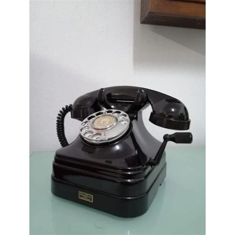 Teléfono Antiguo Español De Sobremesa Años 50
