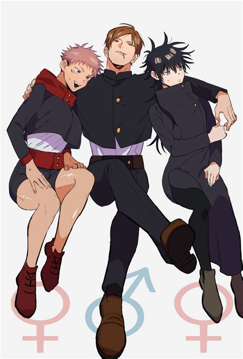 Itadori Yuuji Fushiguro Megumi And Kugisaki Nobara Jujutsu Kaisen