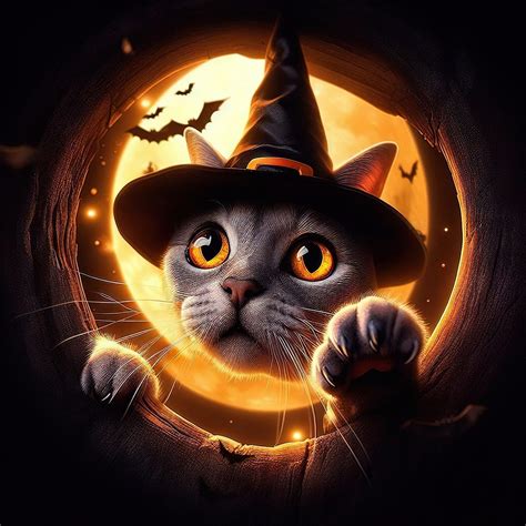 Cat Halloween Feline Free Photo On Pixabay