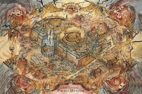 Siege Of Terra The End And The Death Volume 1 Map Art Print The