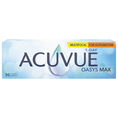 Acuvue Oasys Max 1 Day Multifocal For Astigmatism 123lens Nl