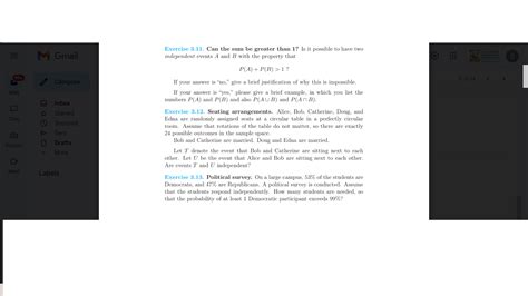 Solved Exercise 3 11 Can The Sum Be Greater Than 1 Is It
