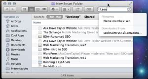 How Do I Create A Smart Folder In Mac OS X Ask Dave Taylor
