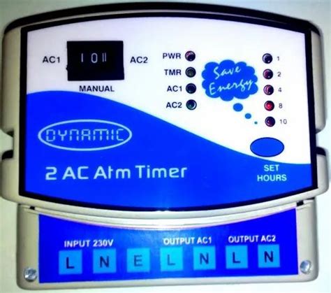 AC Digital Timer AC TIMER LCD HEAVY DUTY ADVANCED CHANGEOVER FOR AC AC Manufacturer From Mumbai