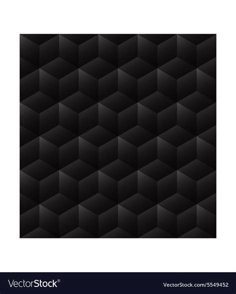 3d Seamless Cube Background Dark Royalty Free Vector Image