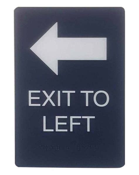 Rectangular Reflective Aluminium Exit Sign Board For Safety At Rs Piece In Chennai