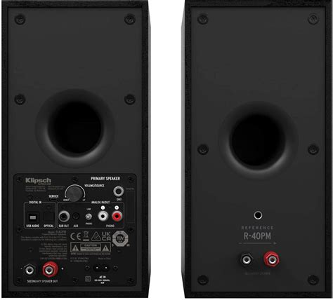 Klipsch Reference 4″ 35w 2 Way Powered Speakers Pair Black