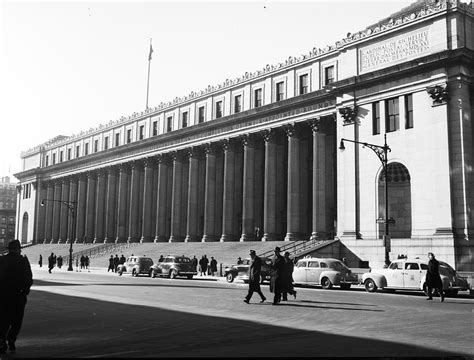 The Main Manhattan Post Office On 8th By Bert Morgan