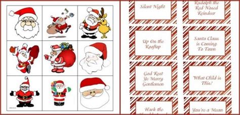 Christmas Carol Opposites Game Christmas Outburst Game Christmas