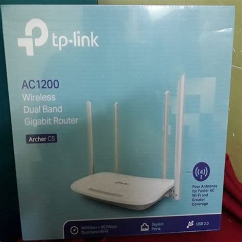 White Wireless Or Wi Fi Tp Link Archer C Wifi Router Ac At Piece In Krishnagiri