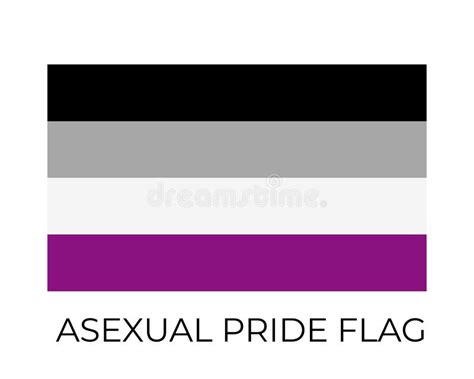 The Asexual Sexual Orientation Sign Symbol White Backdrop Stock