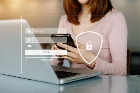 premium photo cyber security concept login user identification