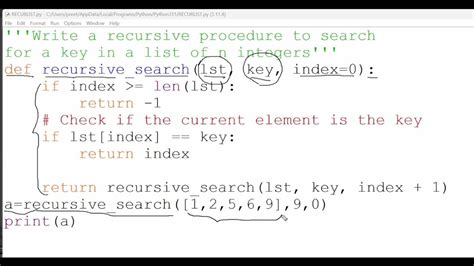 Algorithm Thinking With Python Module 3 Recursion Youtube
