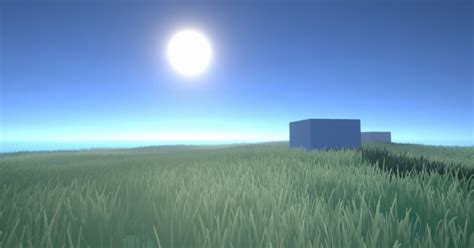 Simple Stylized Grass Shader Features Translucency Simulates Sun