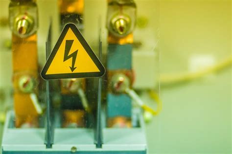 Premium Photo Close Up Of Warning Sign On Glass