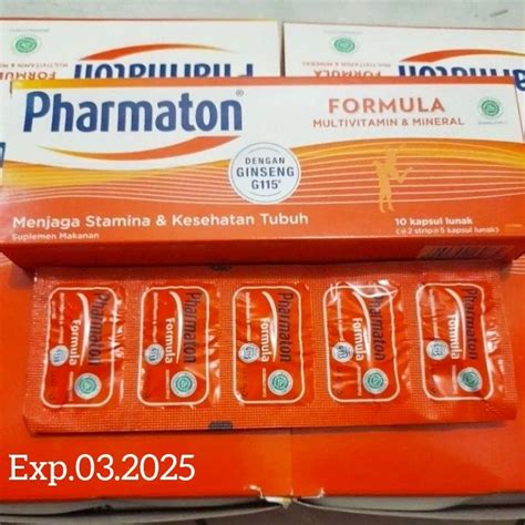 Pharmaton Formula Per Strip Shopee Philippines
