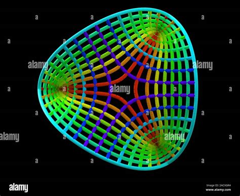 Calabi Yau Manifold Computer Artwork Of Calabi Yau Manifold These Six Dimensional Shapes Are