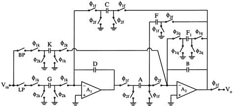 Circuit Schematic Of The Designed And Fabricated Sc Filter Programmable