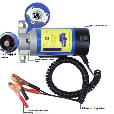 Small Portable Diesel Oil Pump 12v Electric Oil Pump