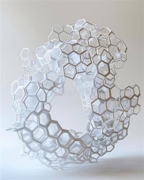 126 Translucent 3d Printed Complex Geometric Lattice Structure