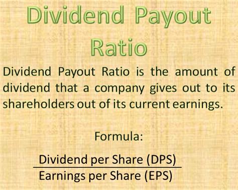 Dividend Payout Ratio Definition Equation Analysis