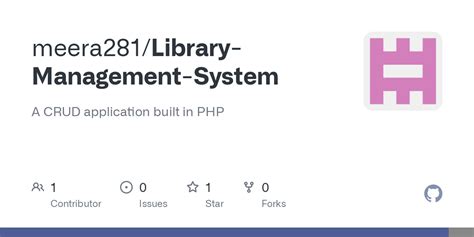 Github Meera Library Management System A Crud Application Built In Php