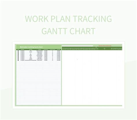 Free Work Plan Tracking Templates For Google Sheets And Microsoft Excel Slidesdocs