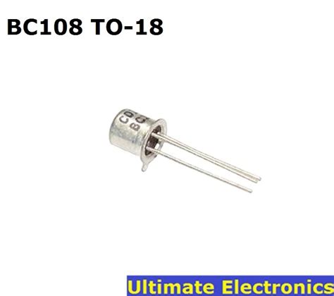50pcs Bc108 Bc108b To-18 Npn Small Signal Transistor - Transistors ...