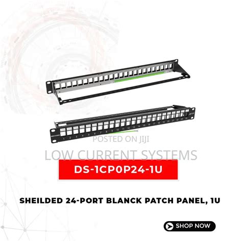 Hikvision 24 Ports Empty Patch Panel Frame 1u Network In Spintex Computer Accessories Low