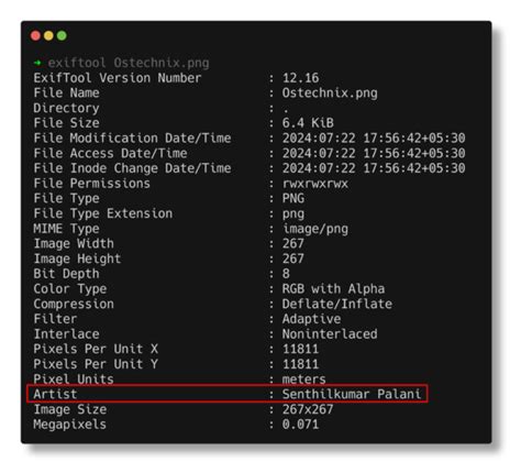 How To Manage Image Metadata Using ExifTool In Linux OSTechNix