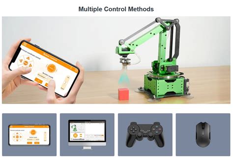 Maxarm Brazo Robótico De Código Abierto Manipulador Alimentado Por Esp32 Para Python Y Arduino