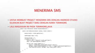 Messaging - Review - Beginning Android Programming With Android Studio | PPT