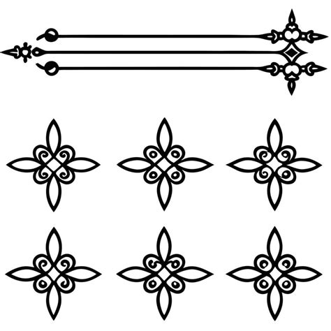 Swirl And Curve Line Dividers Set 56443541 Vector Art At Vecteezy