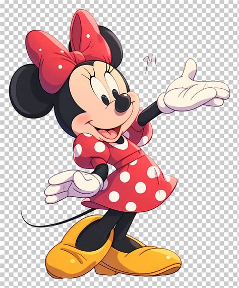 Minnie Mouse Cartoon Mouse Character With Red Bow Png Clipart Animated Adventures Animated