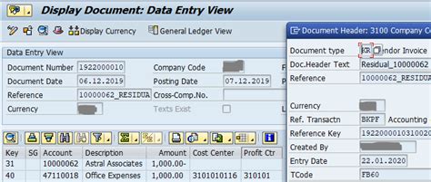 Partial And Residual Clearing Sap In Details Sap Community