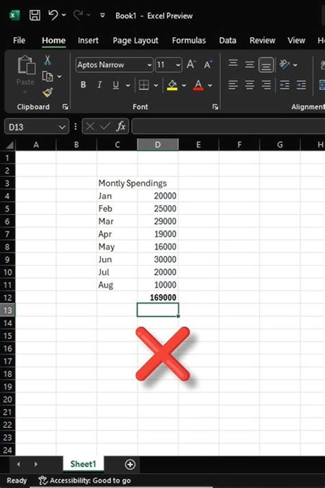 Excel Sum Formula Shortcut Excel Exceltips Excelshortcuts Youtube