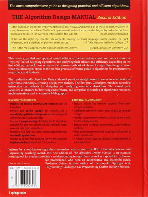 The Algorithm Design Manual Springerlink 58 Off